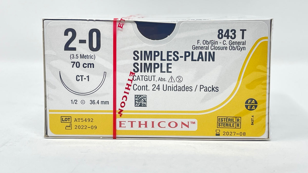 CATGUT SIMPLE 2-0 CT-1 843T ETHICON – DICOSA S.A.