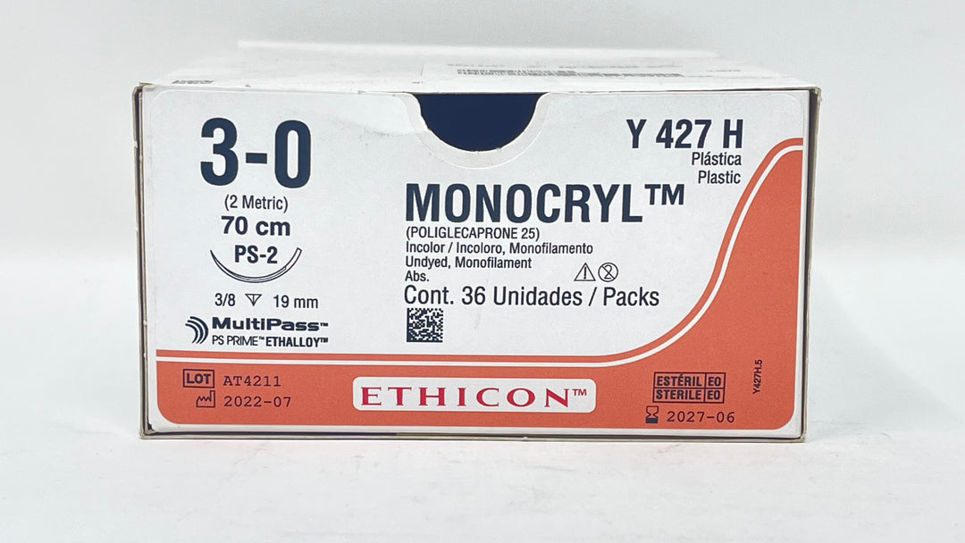 MONOCRYL 3-0 PS-2 Y427H ETHICON – DICOSA S.A.
