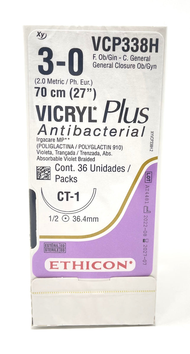 VICRYL PLUS 3-0 CT-1 XYVCP338H ETHICON – DICOSA S.A.